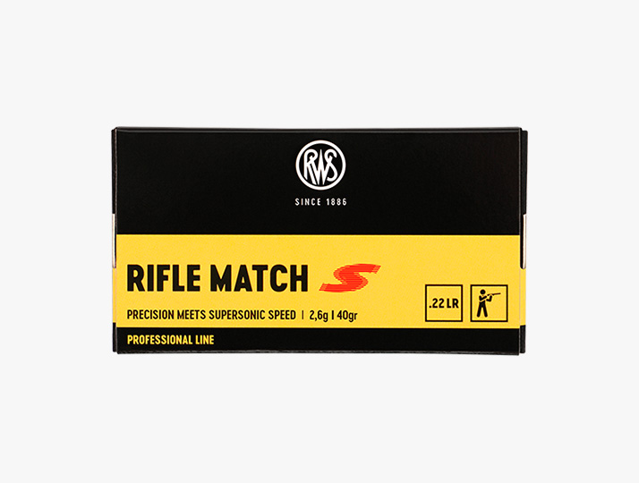 RWS Rifle Match S - Yliääninen patruuna kiväärilajeihin - Rws